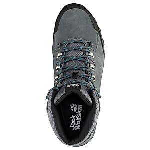 Jack Wolfskin Men's 4049841 Backpacking Boot, Grey/Black, 9