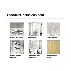 Generic Expandable Home materialize of Container, Prefeb House, 20 ft Expandable House, Modern 2 Bed Portable House, Brown