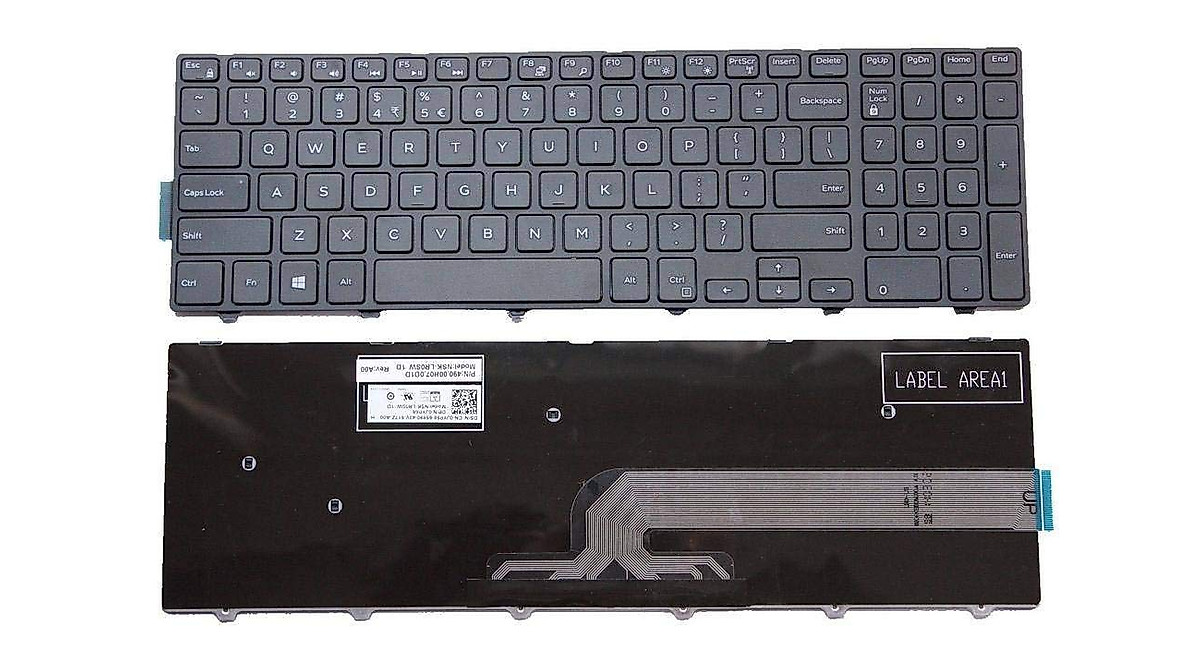Dell Latitude Replacement Keyboard - US Layout Black