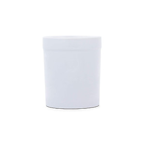 Fox Run Utensil Holder, White Stoneware