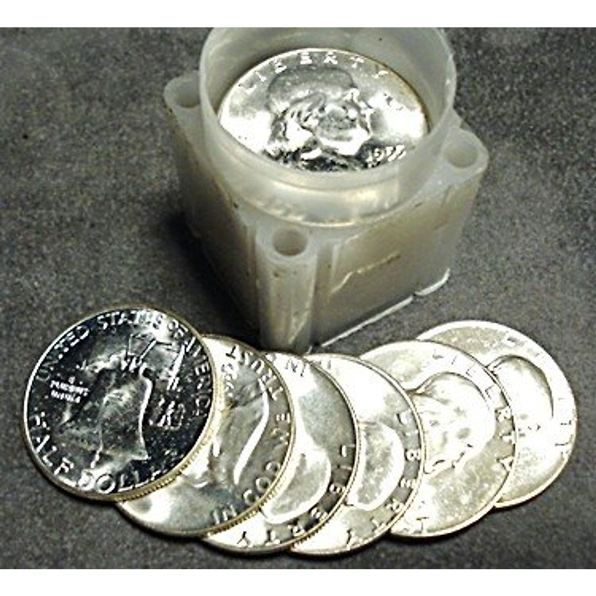 1952-D - SILVER - CHOICE UNCIRCULATED (MS62 PLUS) - FRANKLIN HALF DOLLAR