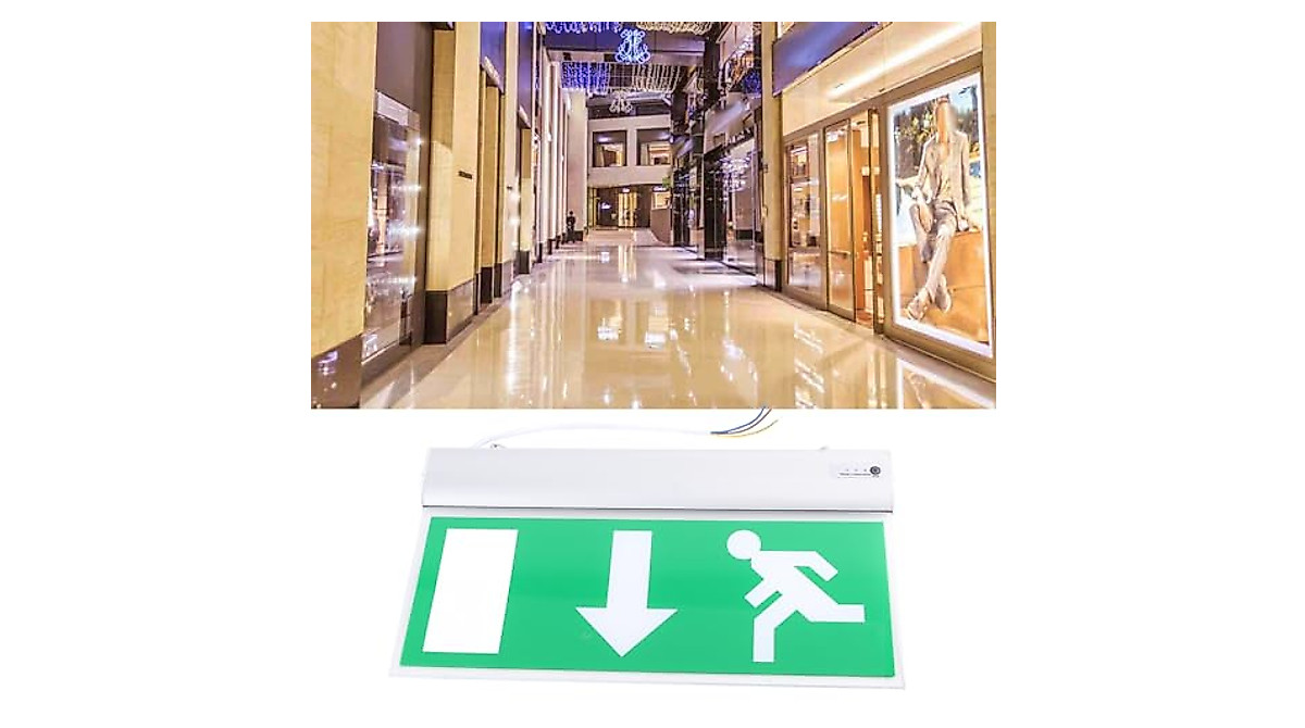 LED Emergency Exit Sign for Safety in Hotels & Malls
