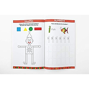 Bright Autism Trace and Learn to Write Workbook, Trace line, Shapes, Numbers and Letters workbook for Kids, Preschool Workbook, Pre-Writing, Pre-Reading