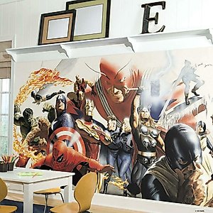 Roommates RMK11404M 4M Marvel Adam Ross Peel and Stick Wallpaper Mural-10.5 x 6 ft, Original