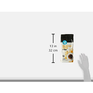 Amazon Brand - Happy Belly Breakfast Blend Ground Coffee, Light Roast, 32 Ounce