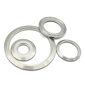 19mm-108mm Three Clip Open End Cap with Groove Center Hole Quick Opening Blind Plate 304 Stainless Steel Pipe Fittings(with Groove,108MM X 119MM_SS304)