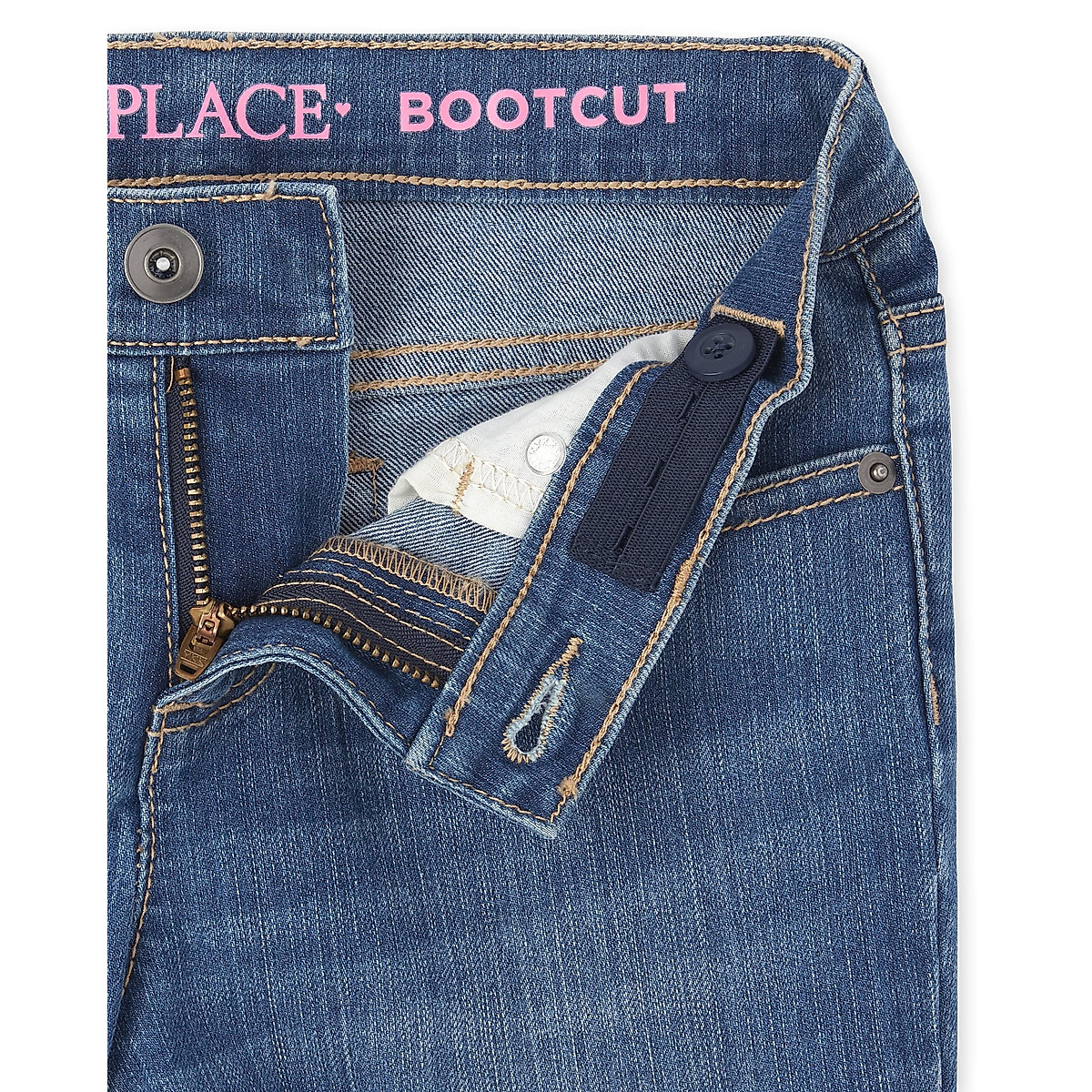 The Children's Place girls Basic Skinny Jeans, Blueberry Wash/Md Lara Wash/True Indigo 3 Pack, 6 7 US