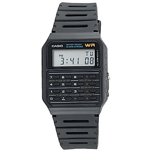 Casio Casio-CA53W-1Z Watch, Black/White, Strip, Black/White, PEQUEÑO, Strip