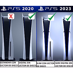 WALL MOUNT FOR PS5 PLAYSTATION 5 WITH MULTICOLOR LED LIGHTING KIT + 2 CONTROL MOUNT (PS5 Digital Edition)