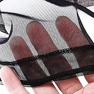 N//A Bird Seed Catcher Large Nylon Net Feather Seeds Collection Net Cover Birdcage Skirt Cage Debris Controls The Mess