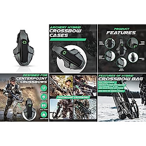 CenterPoint Archery AXCHXBGS Hybrid Crossbow Case For Wrath Crossbow,Black