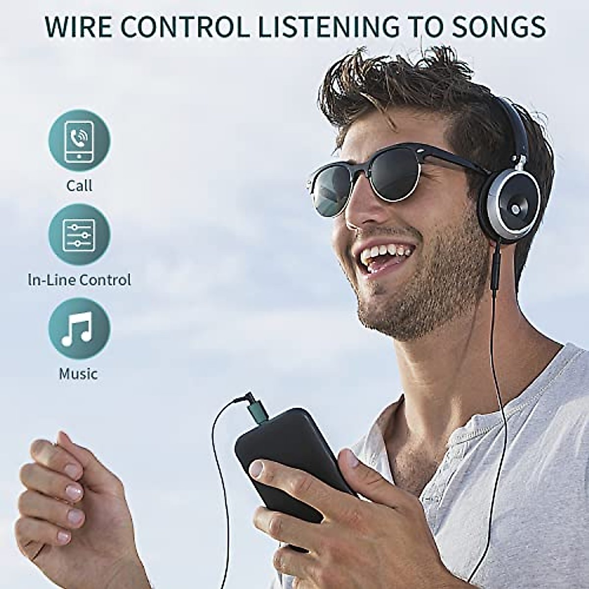 USB C to 3.5mm Audio Adapter，USB C DAC-USB C Headphone Adapter Hi-Res DAC 32 Bit Headphone Amplifier Type-C Decoding Chip for Pixel 6 5XL,Samsung Galaxy S22 S21 S20 Plus Ultra, OnePlus, iPad Pro…