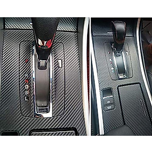 3D Black Carbon Fiber Vinyl Wraps, Car DIY Wrap Vinyl Roll Film Self-Adhesive Twill Weave Sheet Sticker with air Release Technology (1ft x 5ft)