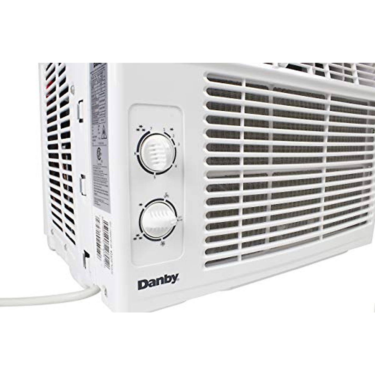 Danby DAC050MB1WDB 5,000 Window Air Conditioner, 2 Cooling and Fan Settings, Easy to Use Mechanical Rotary Controls, Ideal for Rooms Up to 150 Square Feet, 5000 BTU, White