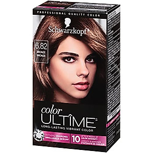 Schwarzkopf Color Ultime Permanent Hair Color Cream, 6.82 Bronze