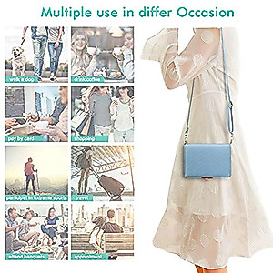 KUKOO Small Crossbody Bag for Women Cell Phone Purse Wallet Clutch Handbag with Credit Card Slots