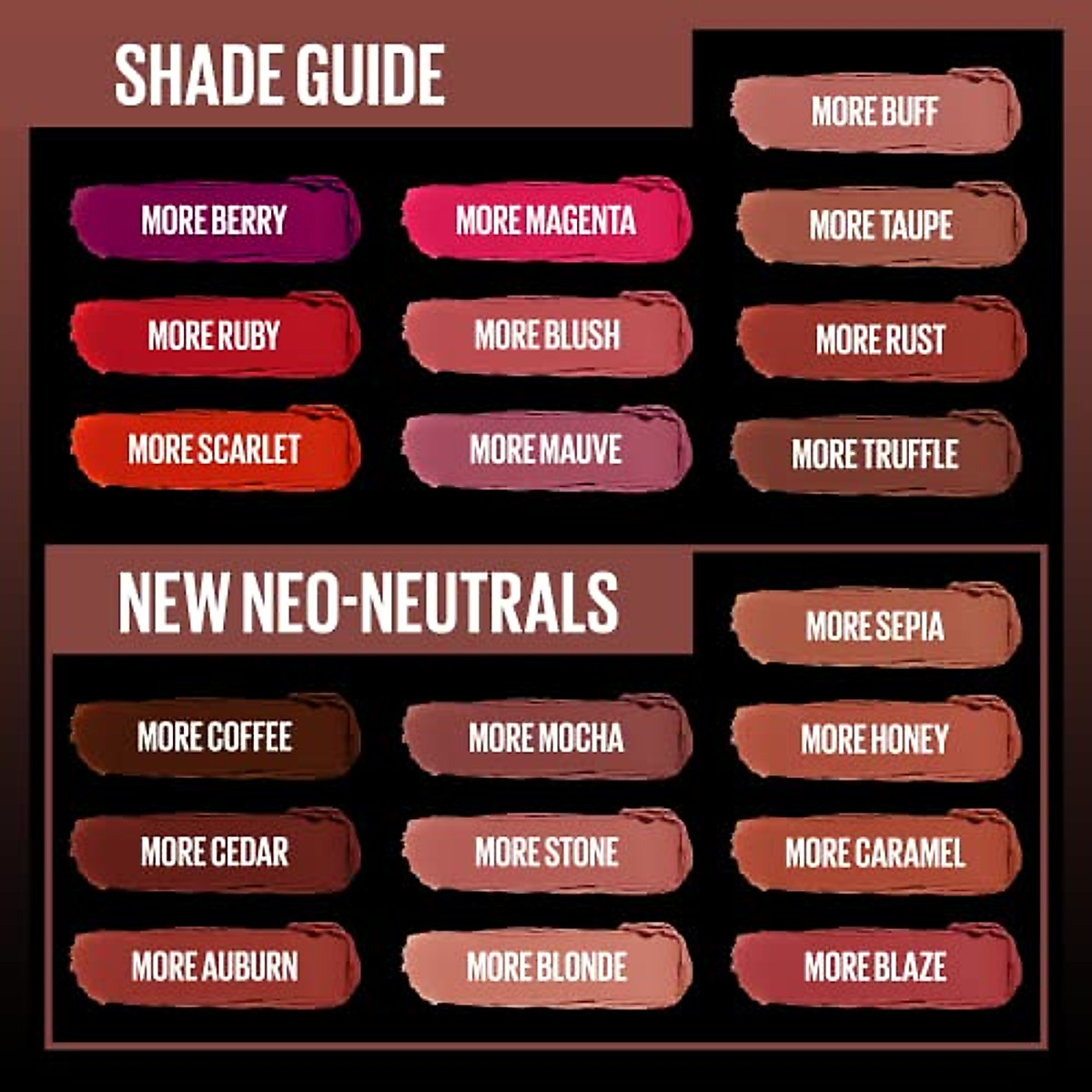 Maybelline Color Sensational Ultimatte Matte Lipstick, Non-Drying, Intense Color Pigment, More Mocha, Mid-Tone Mauve, 1 Count