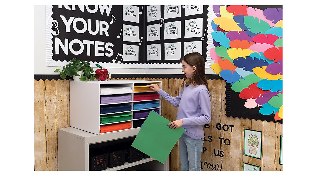 Classroom Keepers 12x18 Construction Paper Storage Organizer