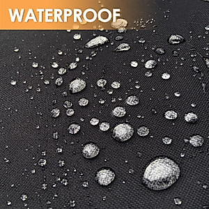 TOHONFOO Round Coffee Table Cover - Waterproof Anti-UV Round Patio Table Cover - Fits Round Outdoor Table Up to 22-24 Inch