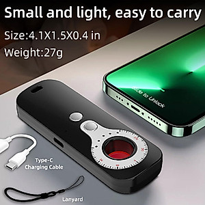 YYLUUT Hidden Camera Detectors Anti Spy Detector Hidden Devices Spy Camera Bug Detector, Privacy Protector, GPS Tracker Detector Wireless Signa Anti-Sneak Anti-Monitoring Scan Tracker Detector