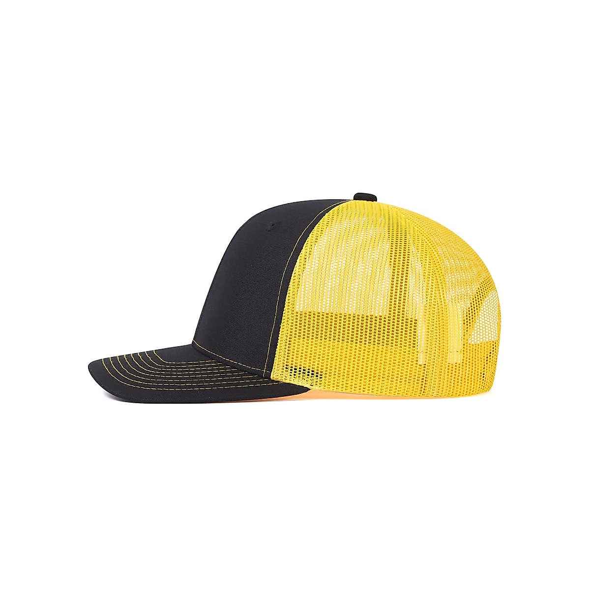 Custom Bee Hat Embroidered 112 Trucker Hat Western Farm Animal Bee for Men Women Add Farm Name Baseball Hat Polyester Snap Black Yellow