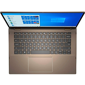 Dell Premium Inspiron 14 7000 7405 2-in-1 Laptop 14" FHD IPS Touchscreen | AMD 6-Core Ryzen 5 4500U (> i7-10510U) | 8GB DDR4 512GB SSD | Backlit KB Fingerprint HDMI USB-C WiFi6 Win10 Pro Gold(Renewed)