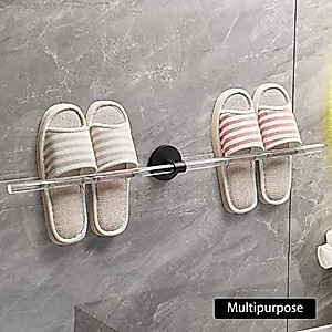 Towel Bar 23.6 Inches Matte Black Towel Rack for Bathroom Wall Mounted Kitchen Towel Holder Bathroom Accessories Hand Towel Bar…