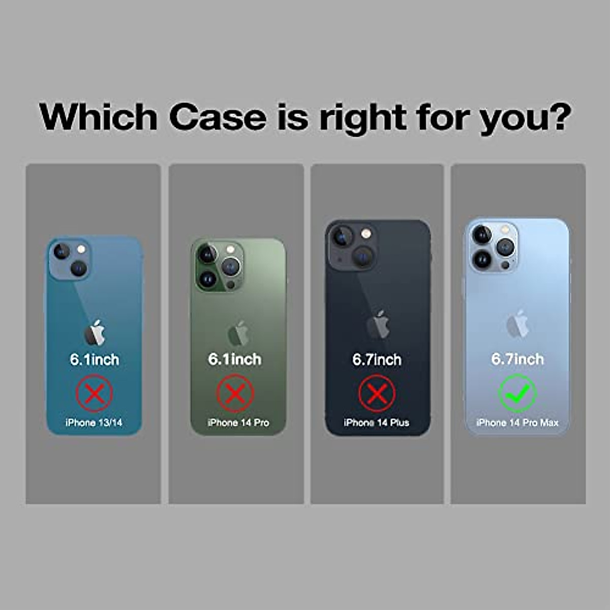 COOLQO Compatible for iPhone 14 Pro Max Case 6.7 Inch, with [2 x Tempered Glass Screen Protector] Clear 360 Full Body Protective Coverage Silicone 14 ft Military Grade Shockproof Phone Cover Clear