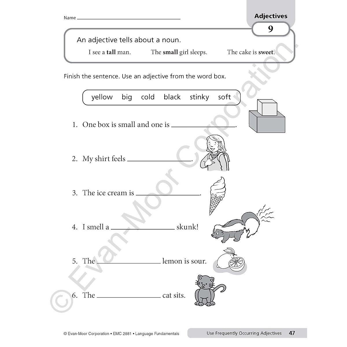 Language Fundamentals, Grade 1