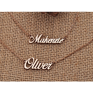 GR35Z9 Personalized Personal My Name Necklace Jewelry for Womens Cobi
