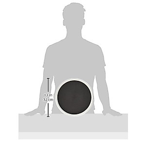 Copco Basics Non-Skid Pantry Cabinet Lazy Susan Turntable, 12-Inch, White/Gray