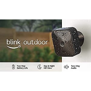 Blink Outdoor (3rd Gen) – wireless, weather-resistant HD security camera with two-year battery life and motion detection, set up in minutes – 5 camera system