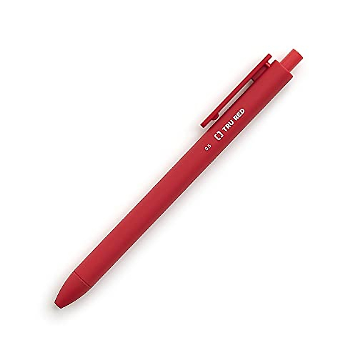 Tru Red Retractable Quick Dry Gel Pens Fine Point 0.5Mm Asst, 12/Pk