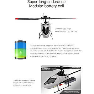 GoolRC C129 V2 RC Helicopter, 4 Channel Remote Control Helicopter with 6-Axis Gyro, 2.4Ghz RC Aircraft with 3D Flips, Altitude Hold, One Key Take Off/Landing for Adults and Beginners