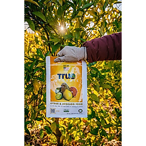 True Organic Citrus & Avocado Food Granular Fertilizer 12 lbs - CDFA, OMRI Listed for Organic Gardening NPK 4-5-4