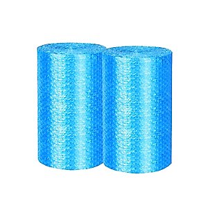 packbabol Bubble Cushioning Wrap Rolls 2-Pack, 12 Inch x 72 Feet 3/16" Air Bubble, Bubble Moving Wrap for Packing, Moving Supplies, Small business