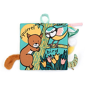 Jellycat Garden Tails: A Soft Activity Baby Book Children's Book | Baby Gift