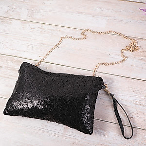 CALLARON Cross Body Bag Black Crossbody Purse Women Wallet Purse Women Purse Clutch Crossbody Bags Crossbody Wallet Purse for Purse evening bag Women (Black) Cross Body Bag Black Crossbody Purse