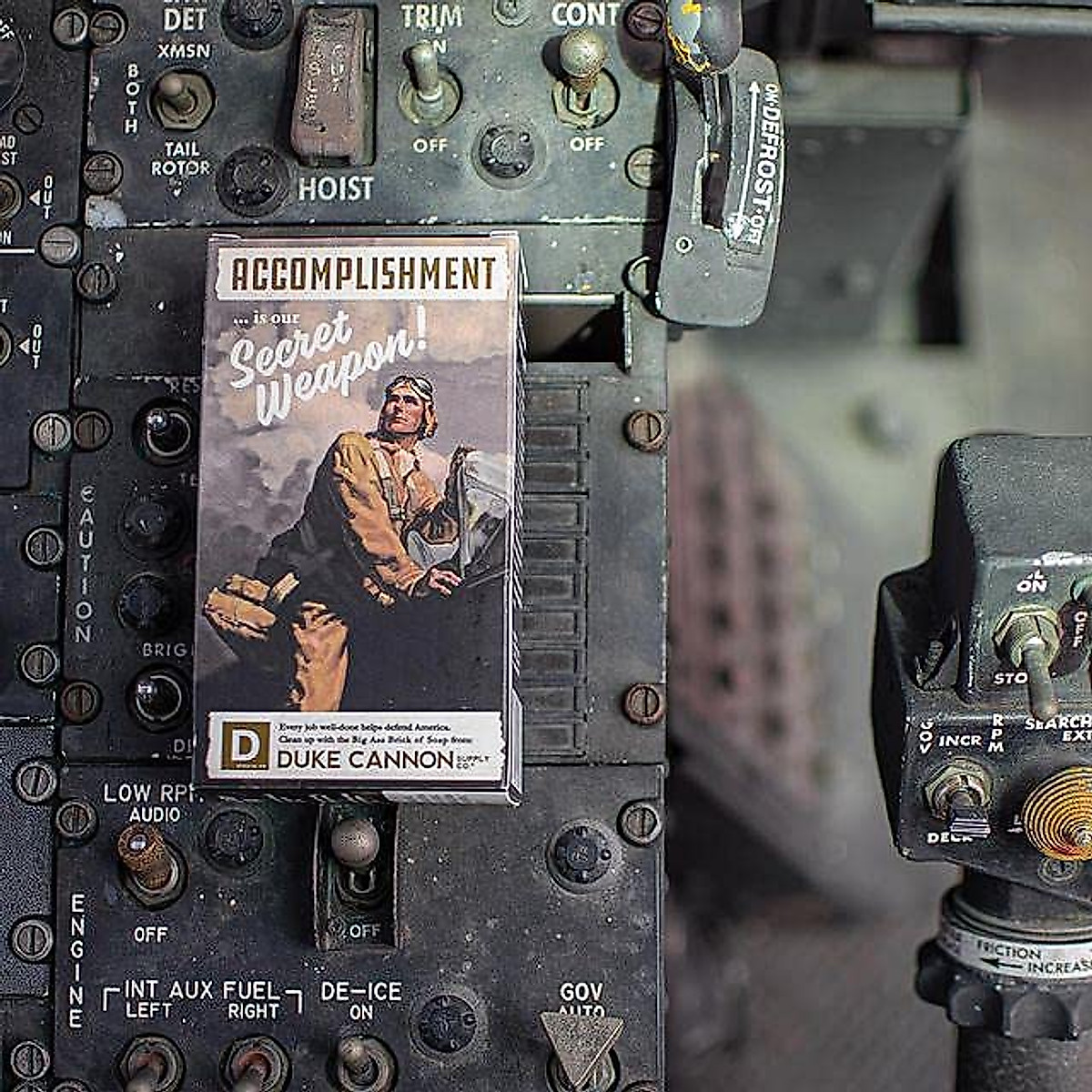 Duke Cannon Supply Co. Big Ass Brick of Soap Bar for Men WWII Collection Smells Like Accomplishment (Bergamot & Black Pepper) Multi-Pack - Superior Grade, Extra Large, All Skin Types, 10 oz (3 Pack)