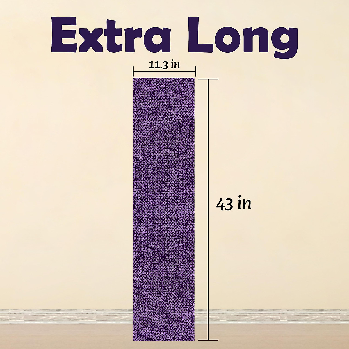 myHomeBody Extra Long Exfoliating Washcloth, Exfoliating Body Scrubber, Exfoliating Towel, 3D Texture Obsidian and Raisin Dots, Set of 2 with Silicone Facial Brush