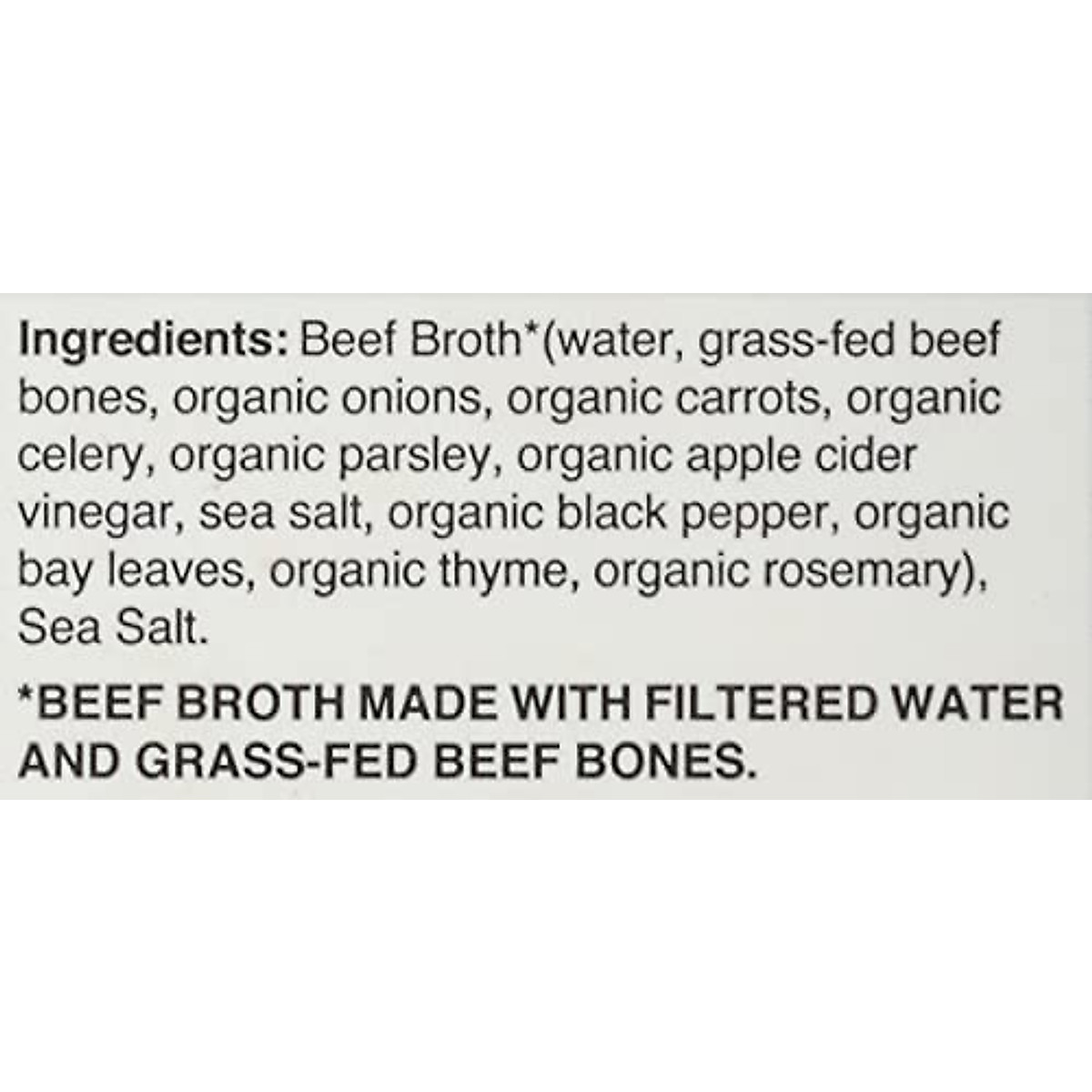 Kettle & Fire Beef Bone Broth, 100% Grass-Fed, Whole30, Gluten Free, 16.9 Oz (Pack of 6)