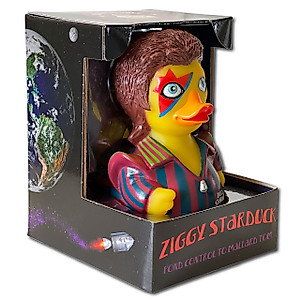 CelebriDucks - Ziggy Starduck - Floating Rubber Ducks - Collectible Bath Toy Gift for Kids & Adults of All Ages