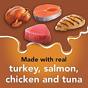 Purina Friskies Pate Wet Cat Food Variety Pack, Extra Gravy Pate Chicken, Turkey, Salmon & Tuna - (24) 5.5 oz. Cans