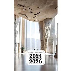 Pocket Calendar 2024-2026: Two-Year Monthly Planner for Purse , 36 Months from January 2024 to December 2026 | Soft toy teddy bear | Character