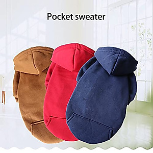 Pet Clothes for Cats Girl Dog Outfit Soft Cat Sweater Dog Sweatshirt for Small Dog Puppy Cat (X-Small, Orange)