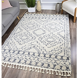 CosmoLiving by Cosmopolitan Reggia Area Rug, Linen White
