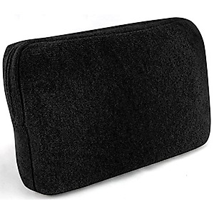 Jet&Bo 100% Pure Cashmere Travel Set: Blanket, Eye Mask, Socks, Carry/Pillow Case Black