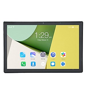 aqxreight 4G Call Tablet, Dual SIM Dual Standby 5G WiFi 100-240V FHD Tablet 8 Core CPU for Android 12 for Reading (US Plug)