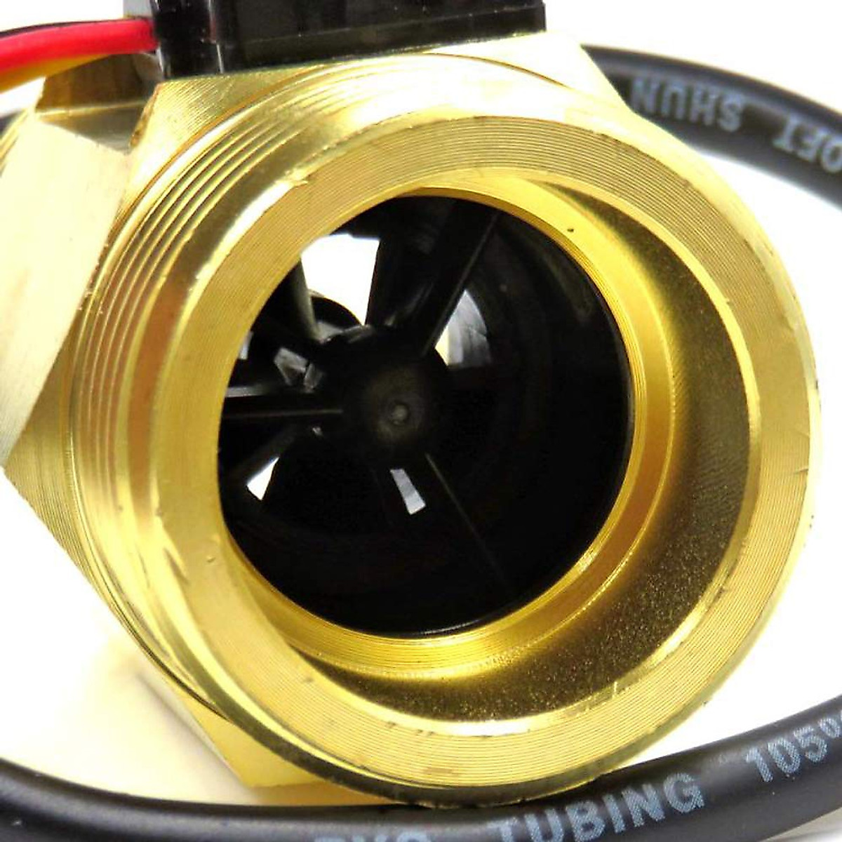 Water Flow Sensor Hall Sensor Switch Flow Meter DN25 Brass Water Meter Industrial Turbine Flowmeter 1 Inch Water Flow Sensor Coffee Machine