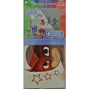 RoomMates PJ Masks Peel and Stick Wall Decals, Multicolor, RMK3595SCS